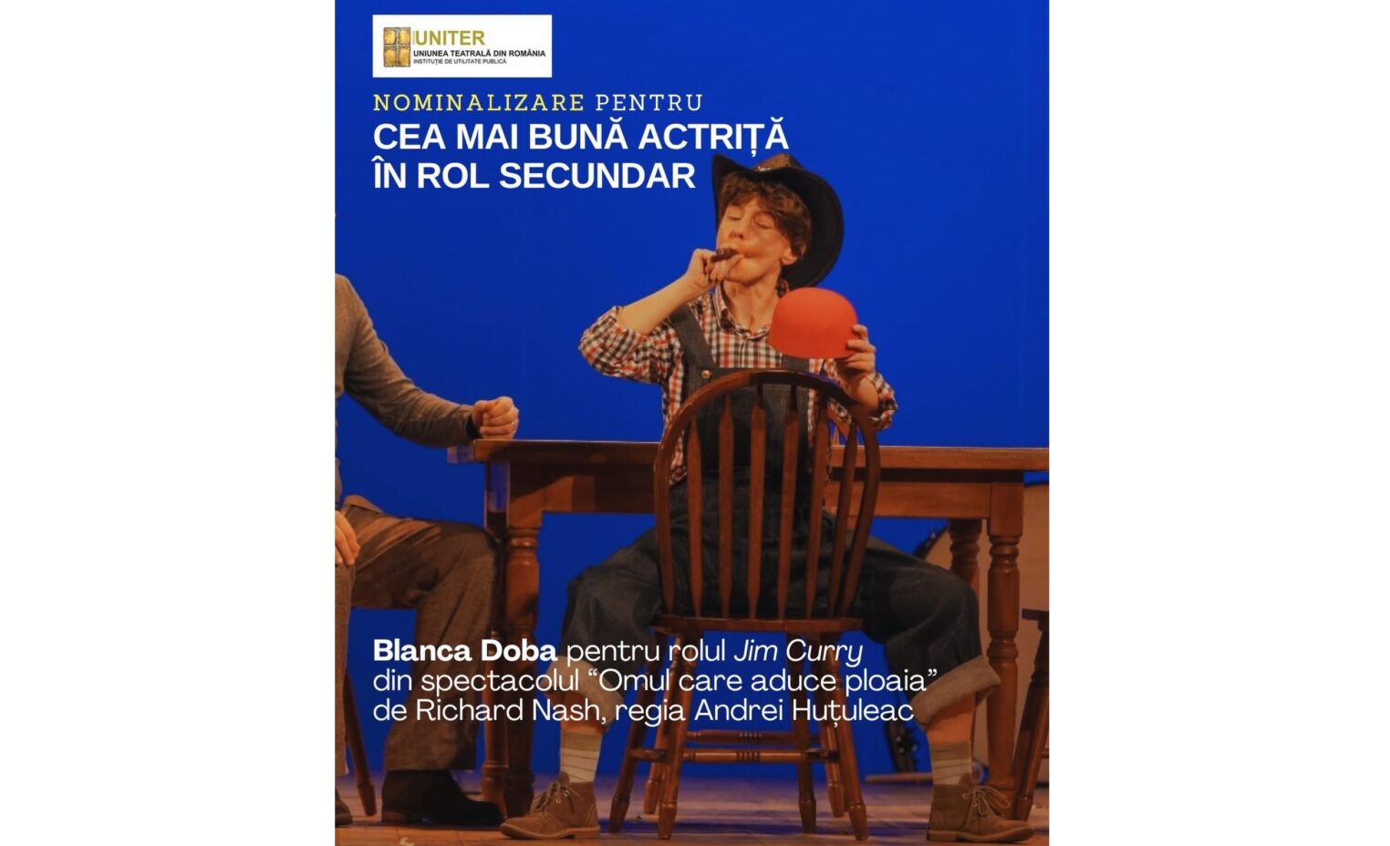 Actrița a Teatrului Maria Filotti, Blanca Doba pe lista nominalizărilor ...